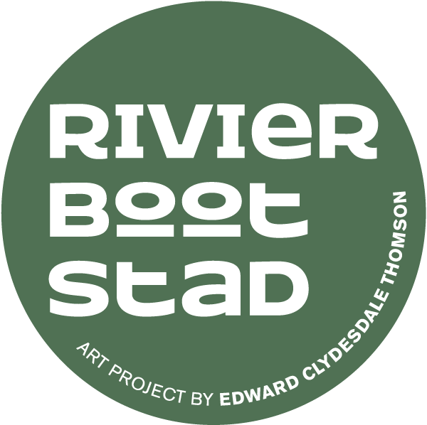 rivier, boot, stad - Taak - Taak